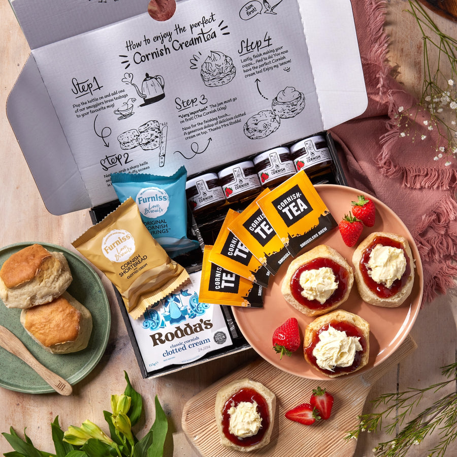 Cream Teas By Post | Cornish Afternoon Tea Hampers Delivered – The ...