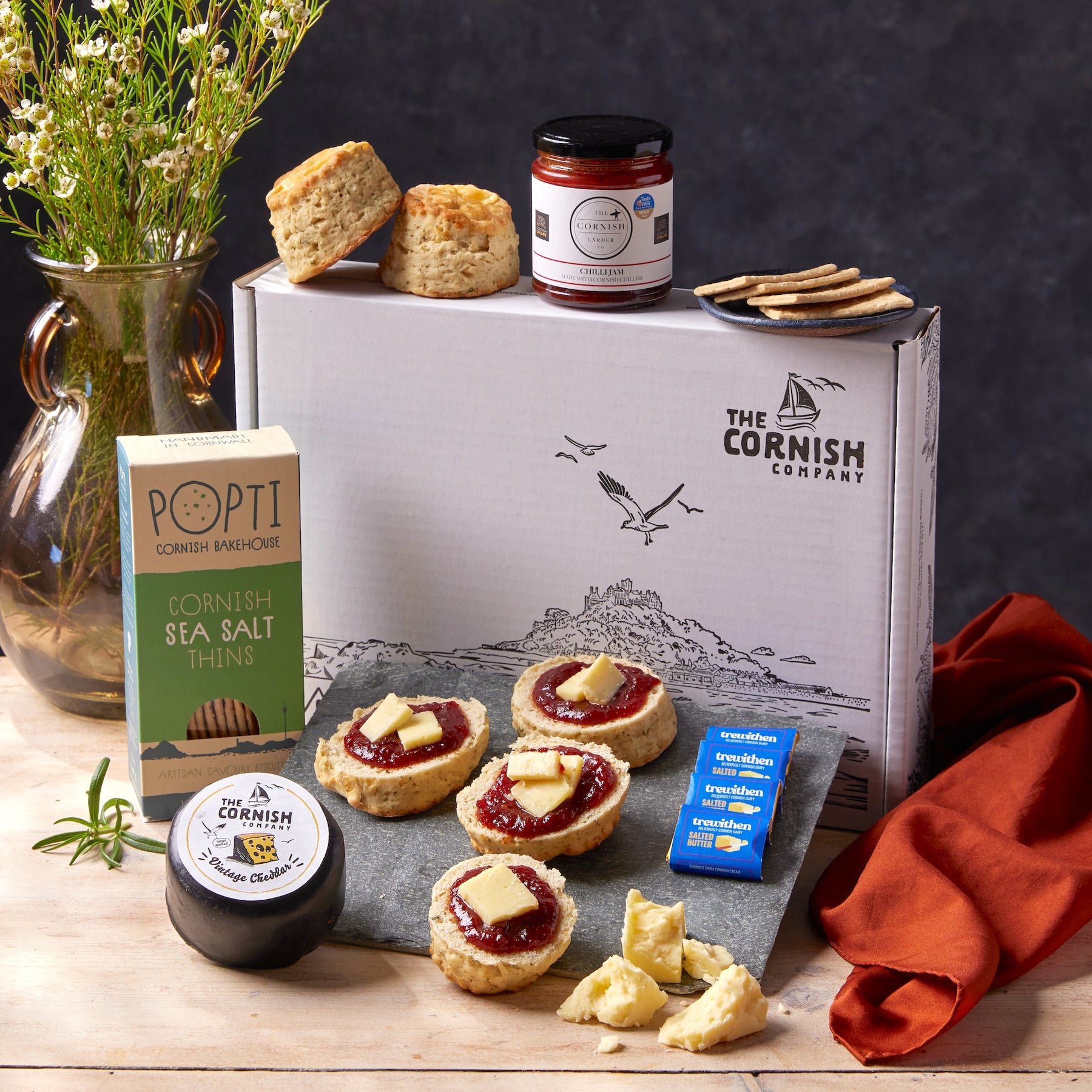 The Cheese Scone Hamper – The Cornish Company