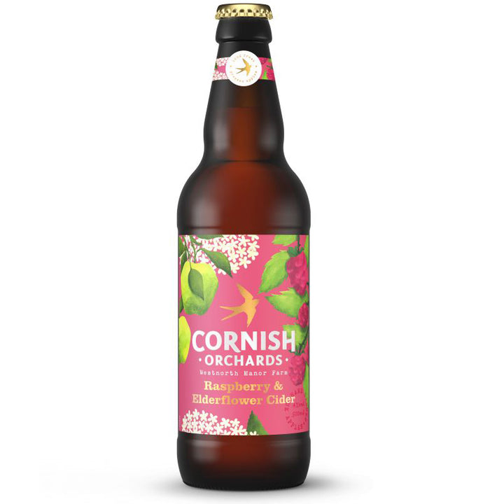 Cornish Orchards Raspberry and Elderflower 500ml – The Cornish Company