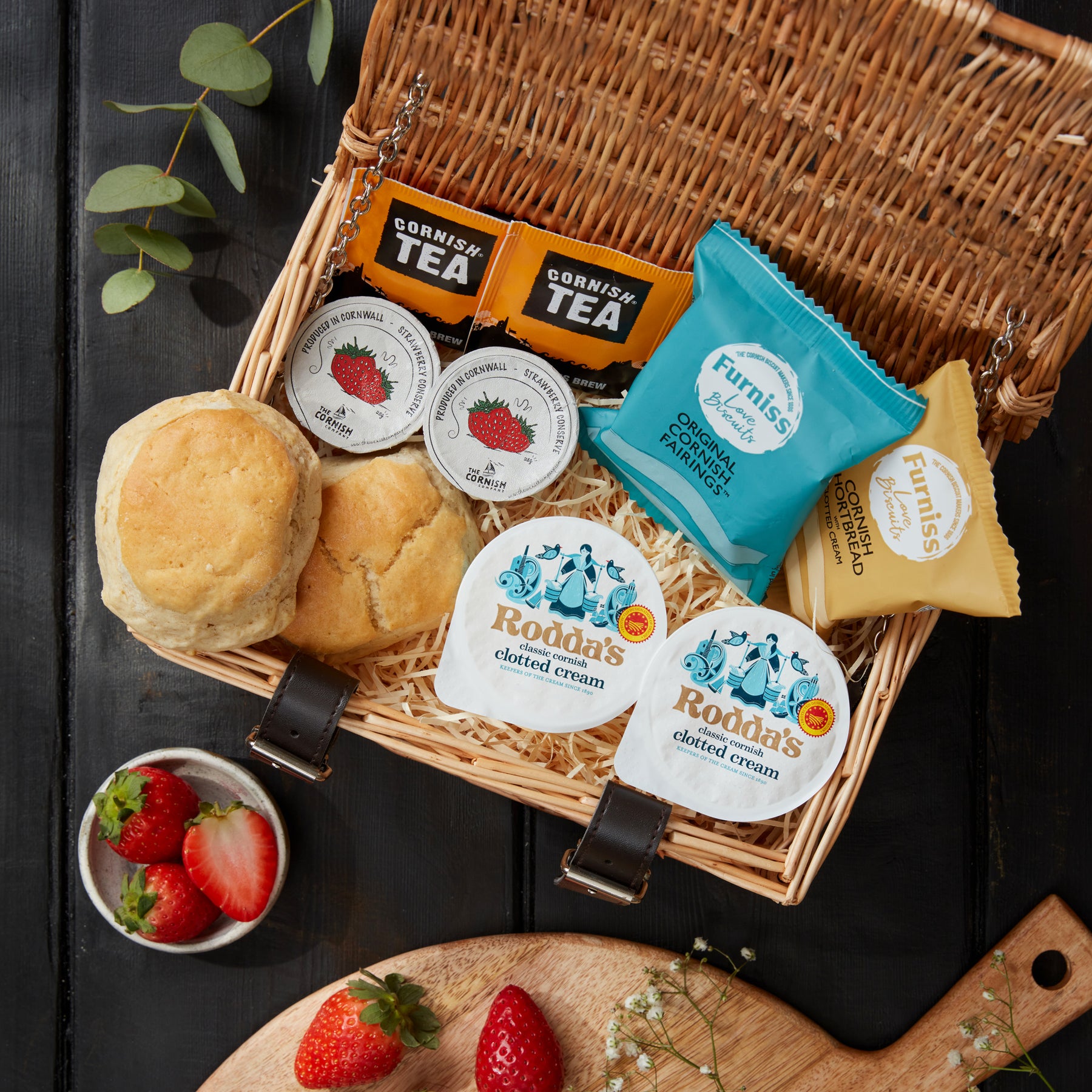 The Cream Tea For 2 Hamper – The Cornish Company