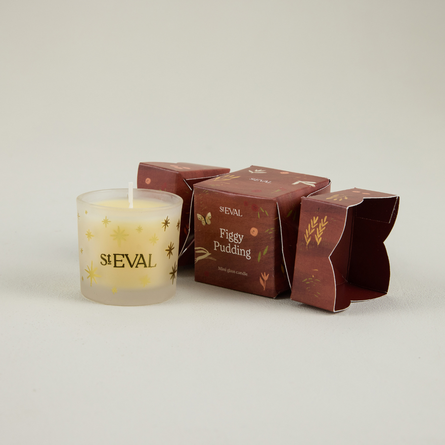 St Eval Figgy Pudding, Christmas Cracker Candle – The Cornish Company