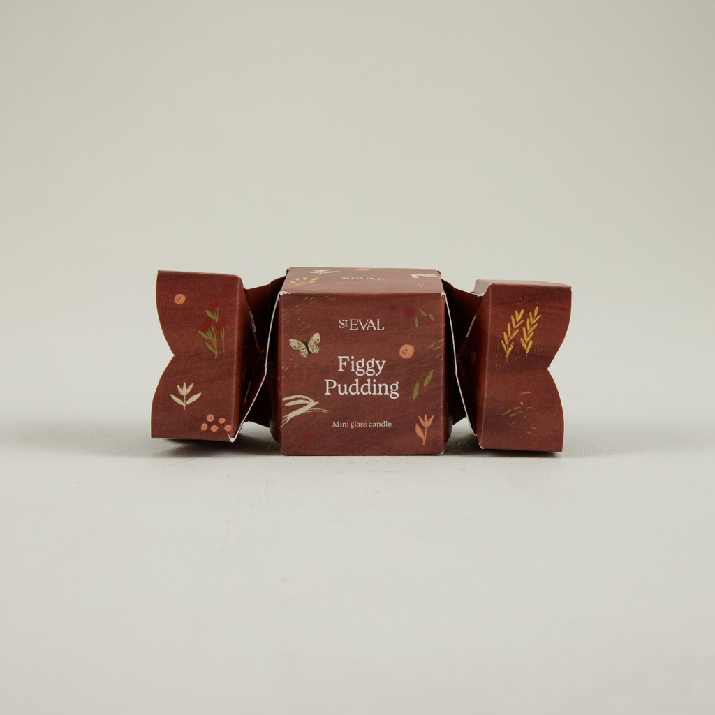 St Eval Figgy Pudding, Christmas Cracker Candle – The Cornish Company