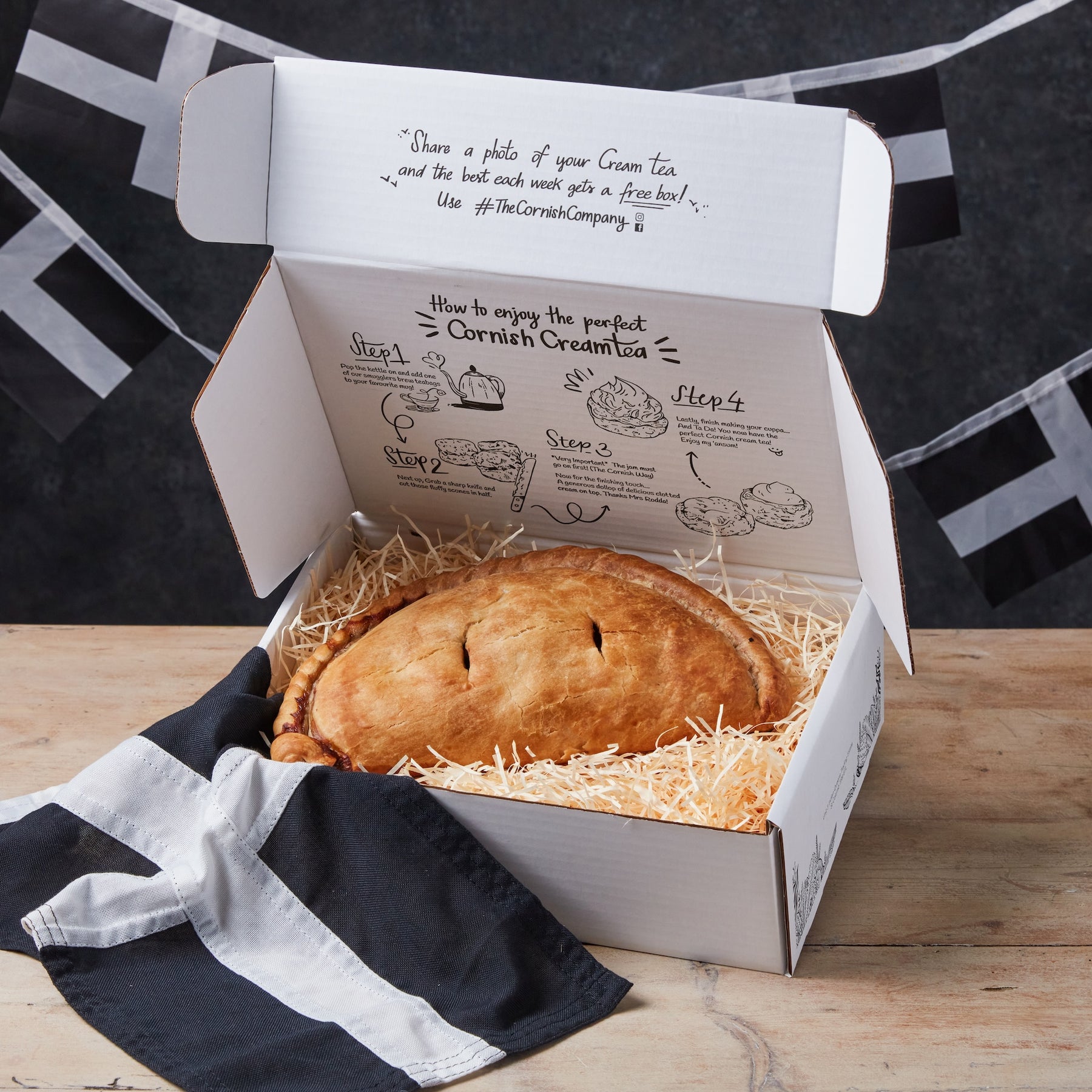 1 KG Giant Pasty St Pirans Day – The Cornish Company