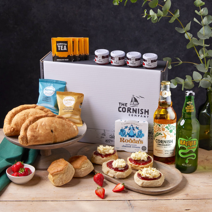 Cream Tea Hampers | Afternoon Tea By Post | Free Delivery – The Cornish ...