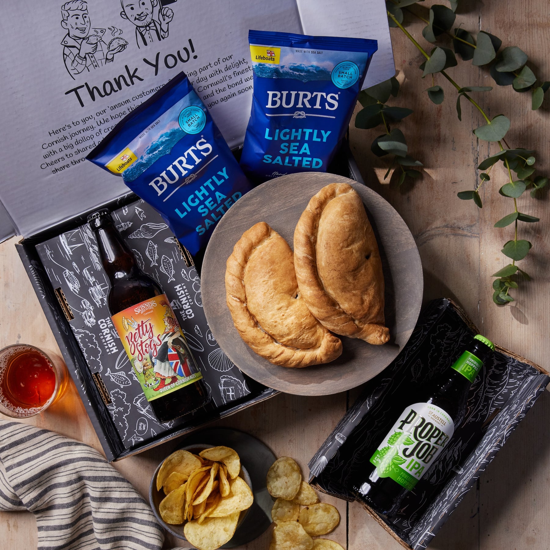 Steak Pasty & Ale Hamper – The Cornish Company