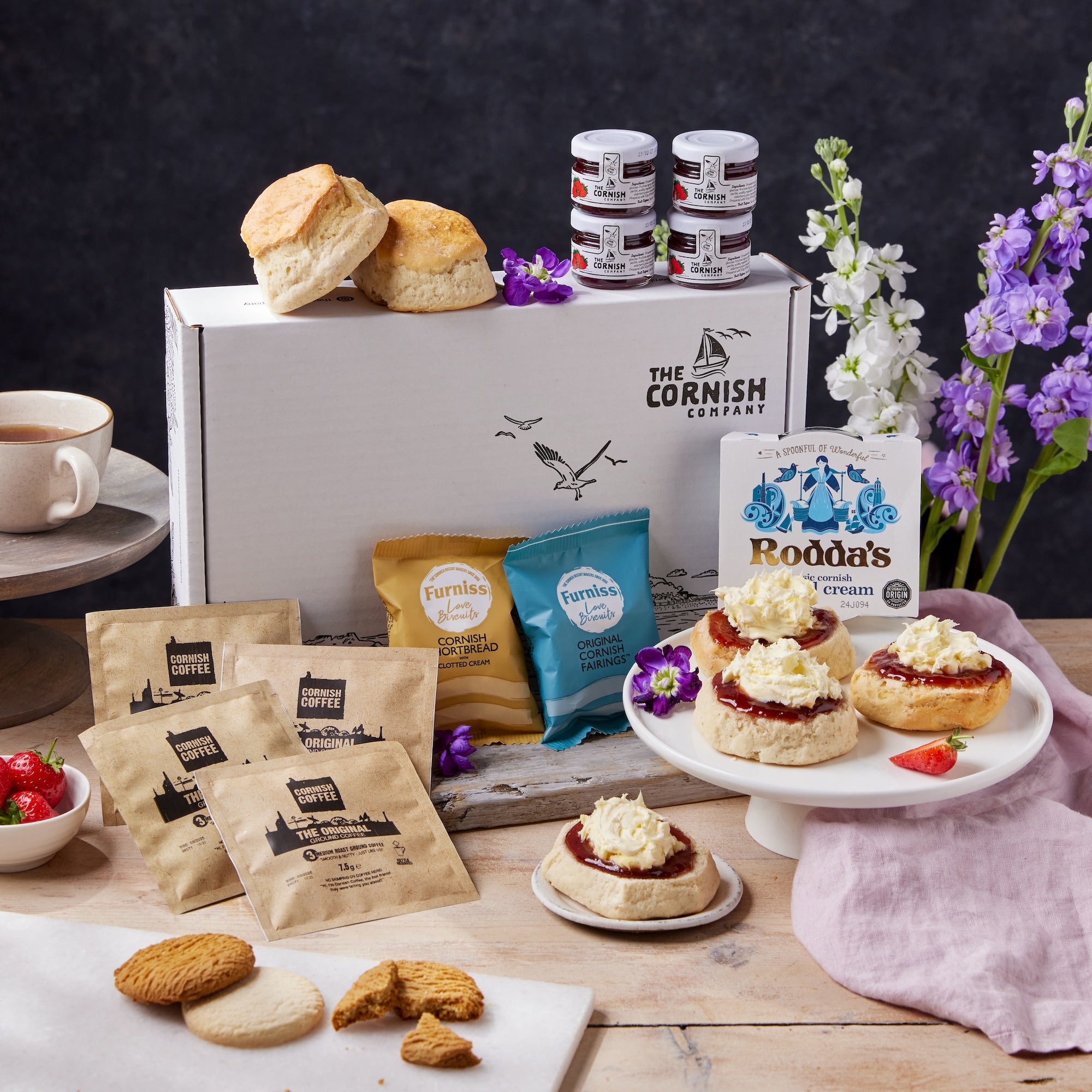 The Cream Coffee Hamper – The Cornish Company