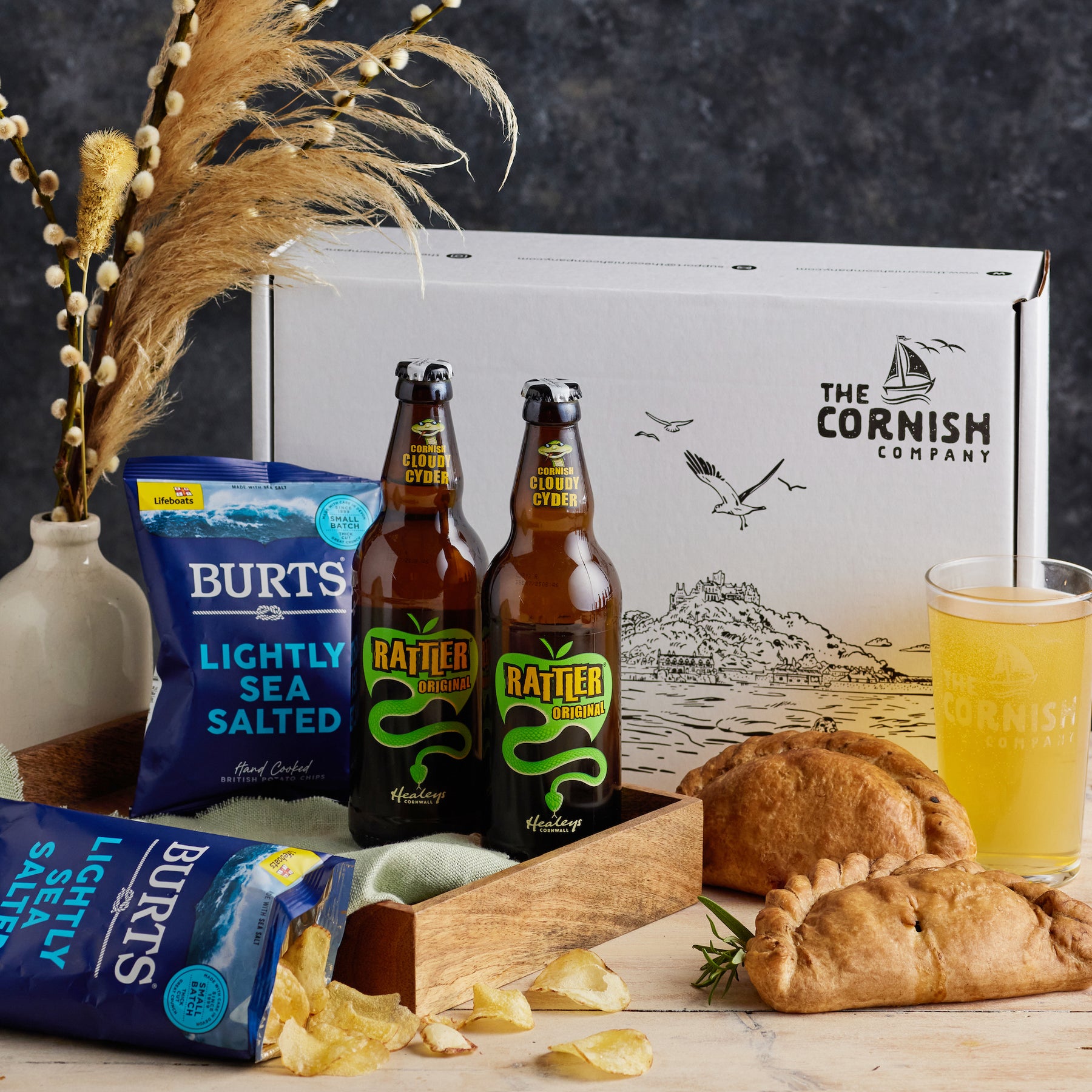 Steak Pasty & Cider Hamper – The Cornish Company