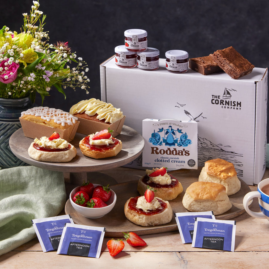 Cream Tea Hampers | Afternoon Tea By Post | Free Delivery – The Cornish ...