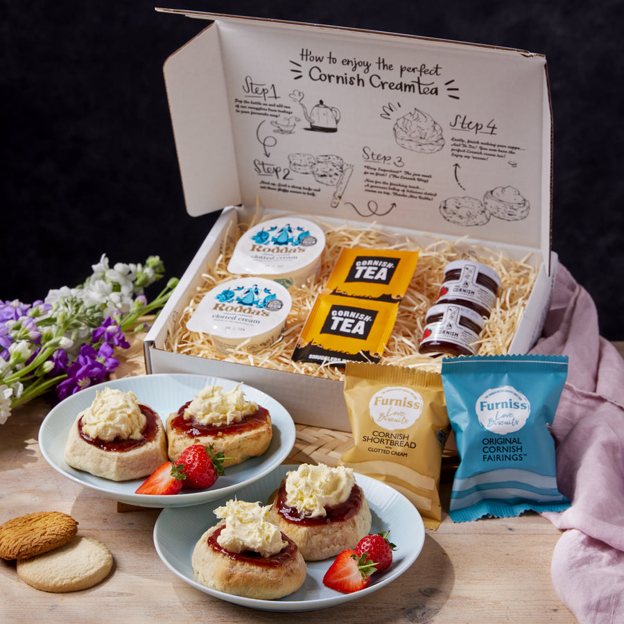 Cream Tea Hampers | Afternoon Tea By Post | Free Delivery – The Cornish ...