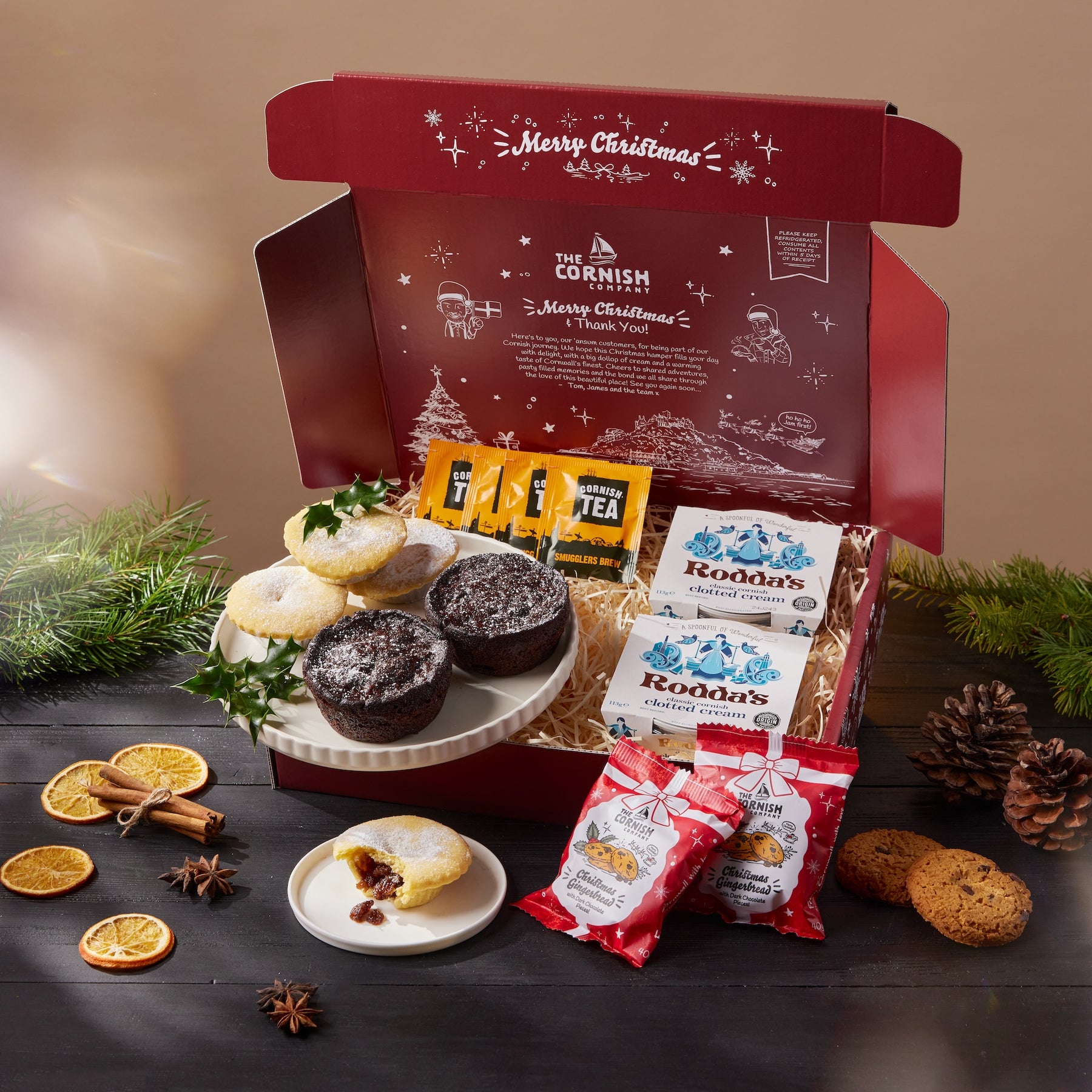 The Mini Christmas Treat Hamper – The Cornish Company