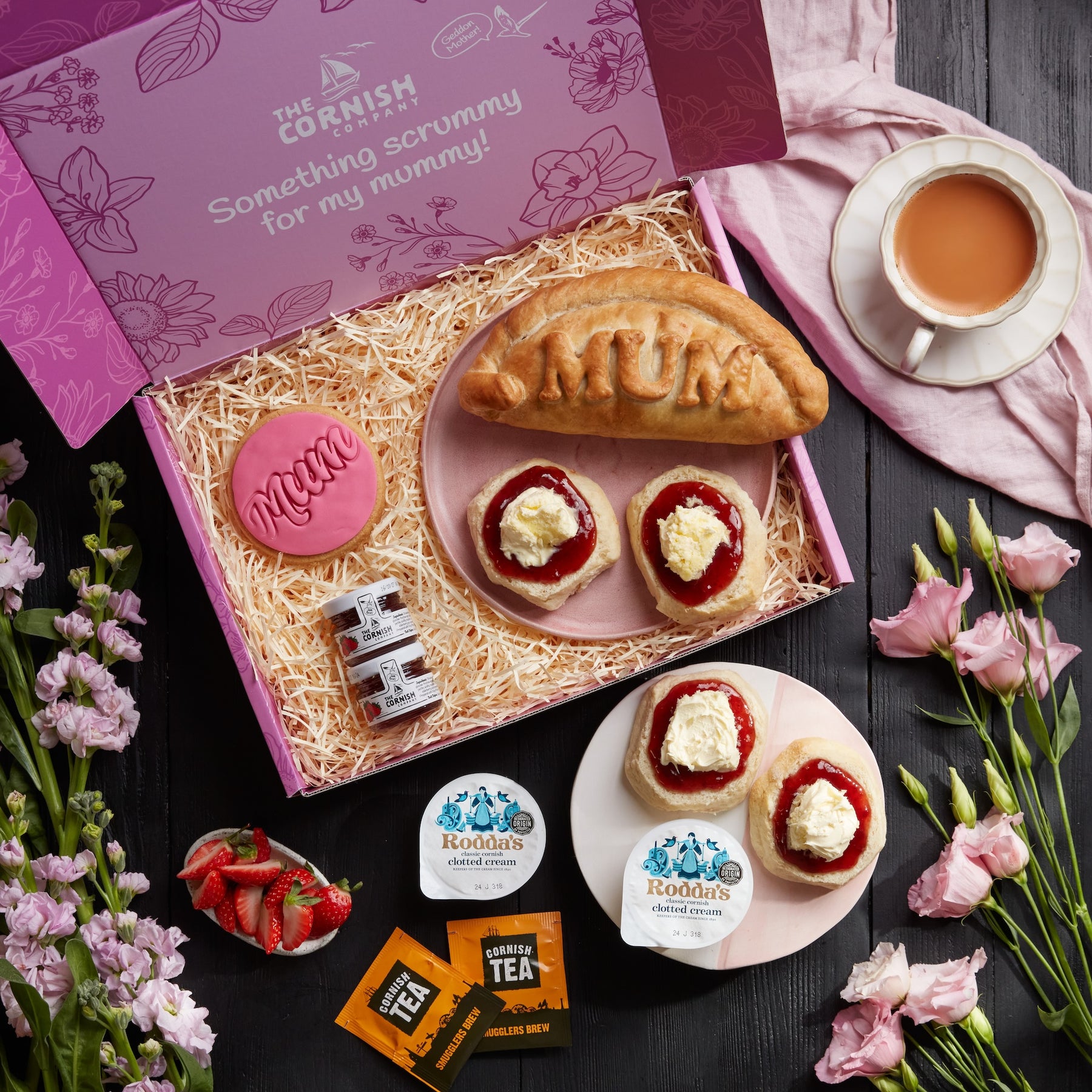 The Mum Pasty & Cream Tea Hamper – The Cornish Company