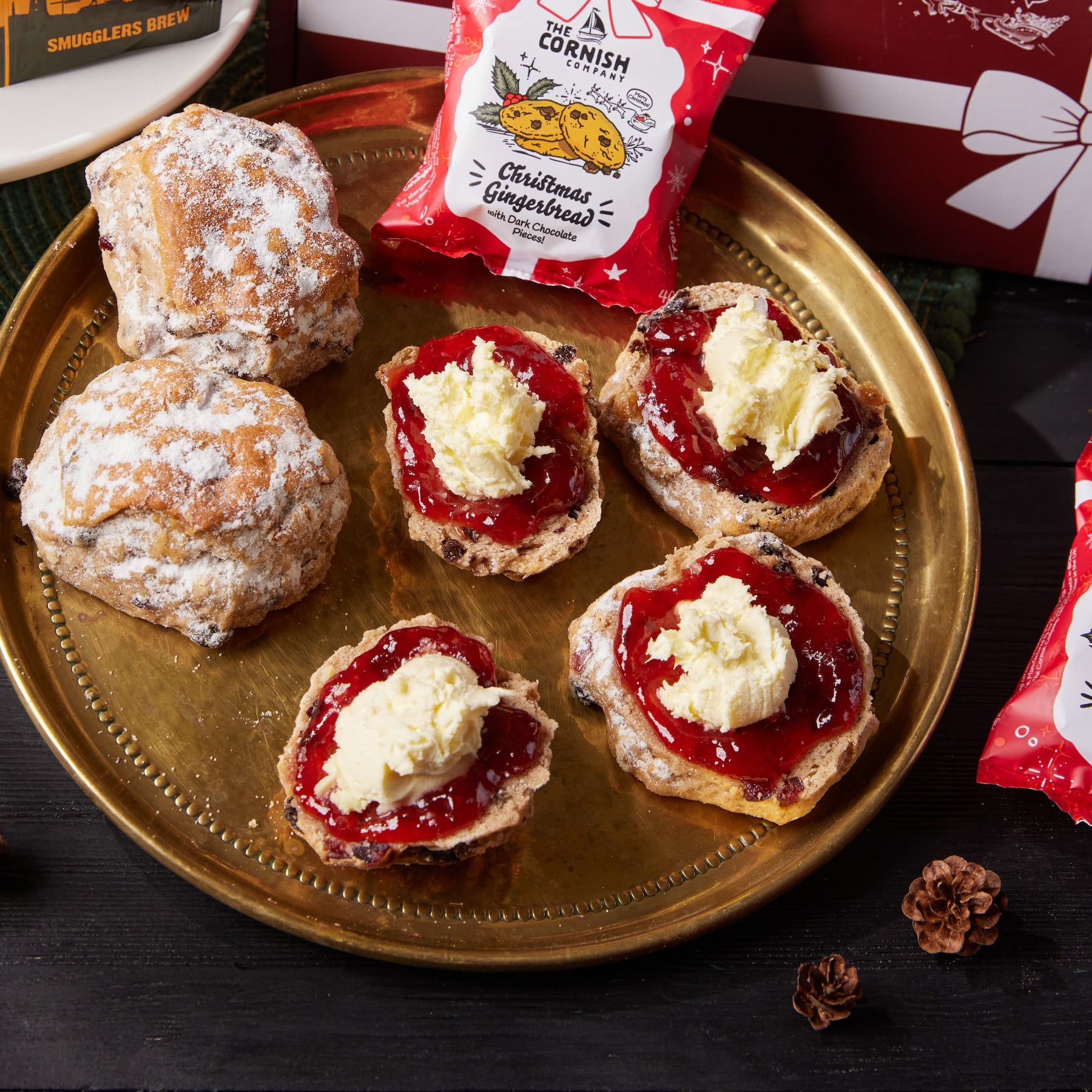 The Christmas Cream Tea Hamper – The Cornish Company