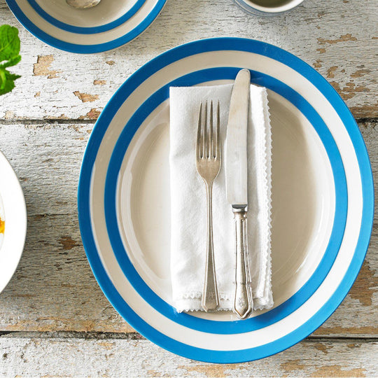 Cornishware Blue Main Plate 28cm – The Cornish Company