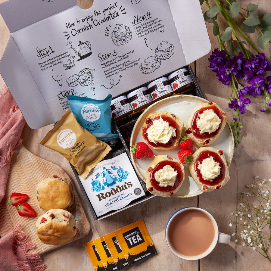 Cream Tea Hampers | Afternoon Tea By Post | Free Delivery – The Cornish ...